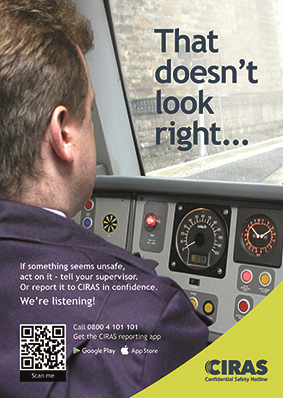 CIRAS Train Driver A4 Poster